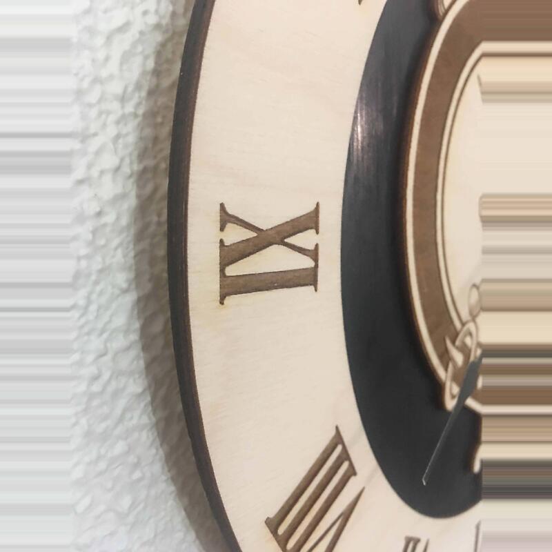 Celtic Clock | Scottish Clan Family Crest Coat of Arms Wall Clock at ...