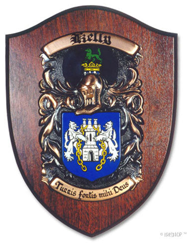 Personalized Coat of Arms Plaque - Large at IrishShop.com | FCLPQ01